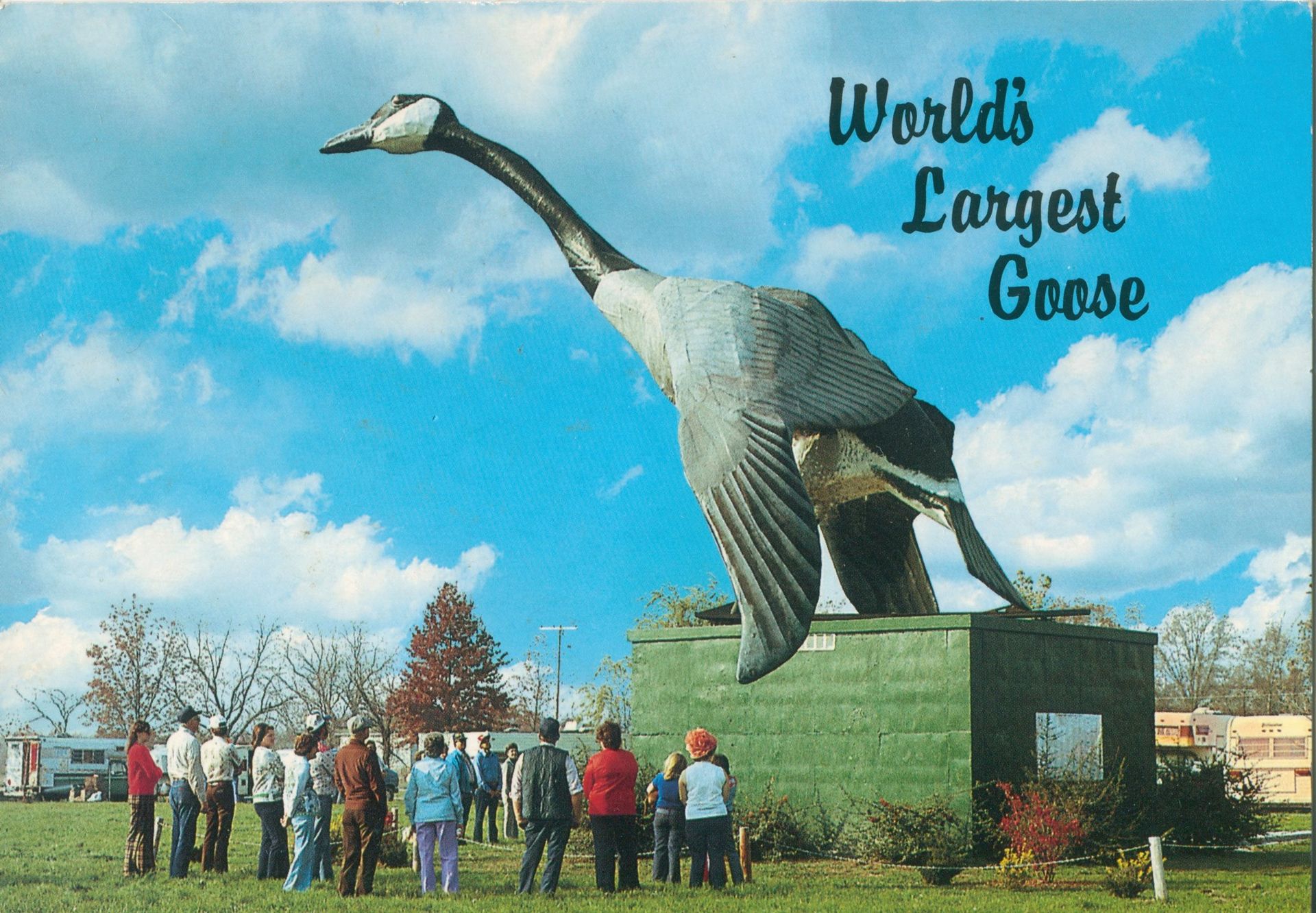 World's Largest Goose Sculpture: world record in Sumner, Missouri