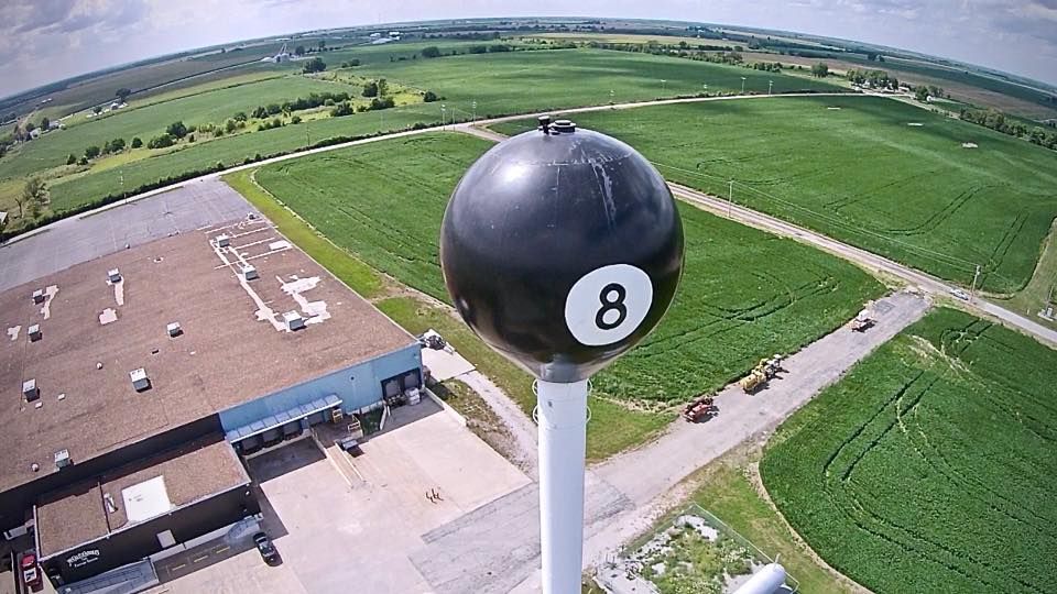 World's Largest 8 Ball Sculpture: world record in Tipton, Missouri