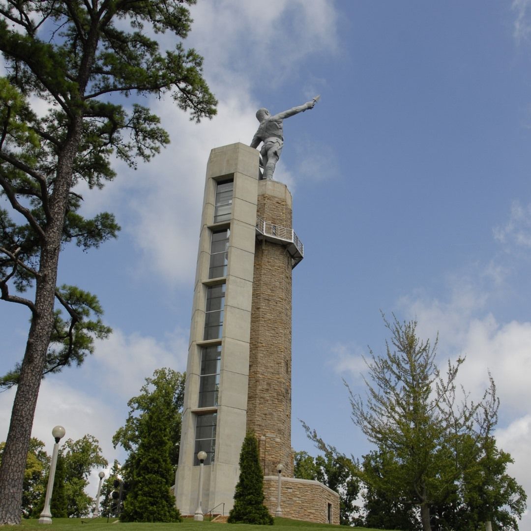 World’s Largest Cast-Iron Statue: world record in Birmingham, Alabama