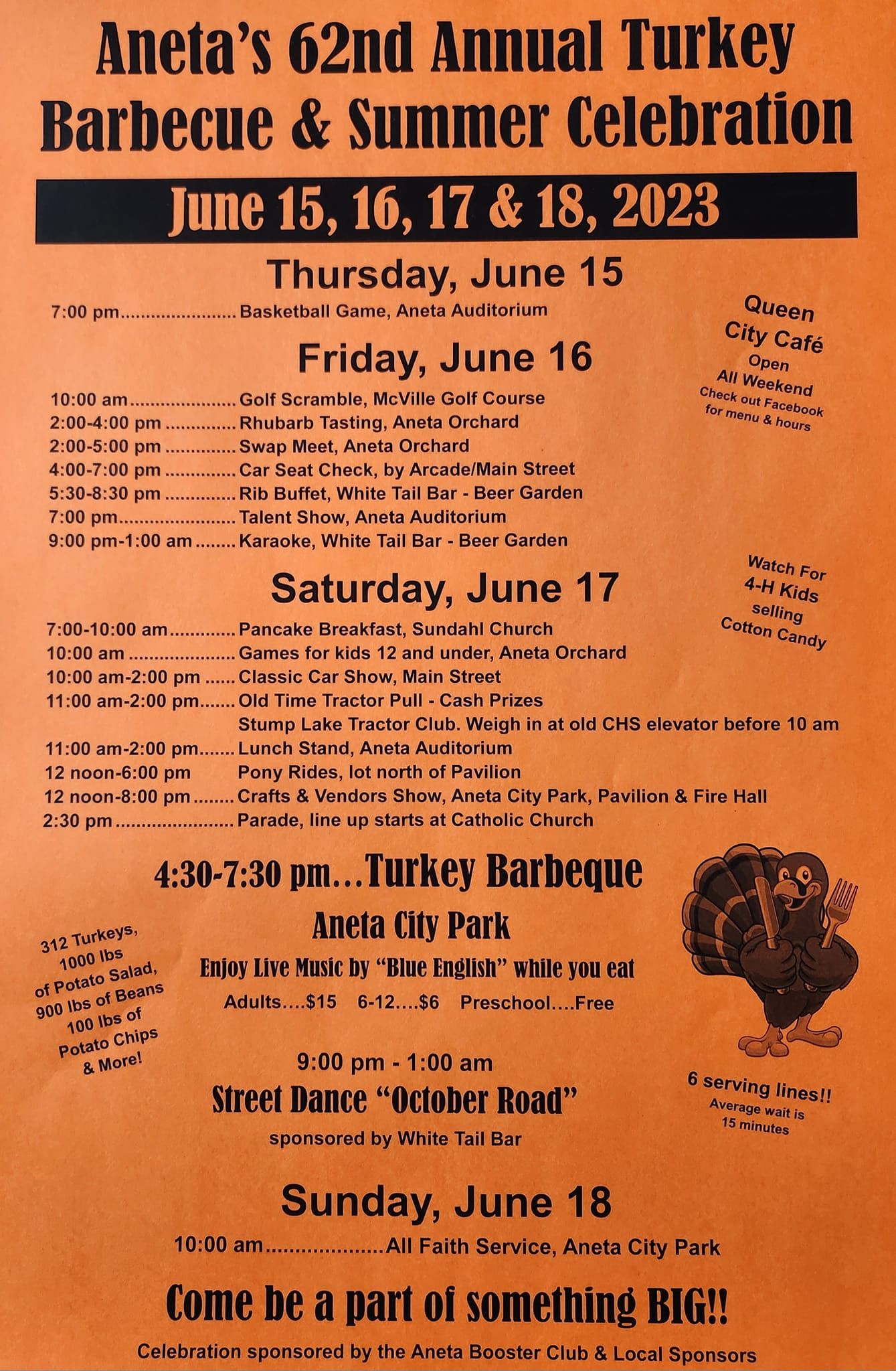 World’s Largest Turkey Barbecue: world record In Aneta, North Dakota