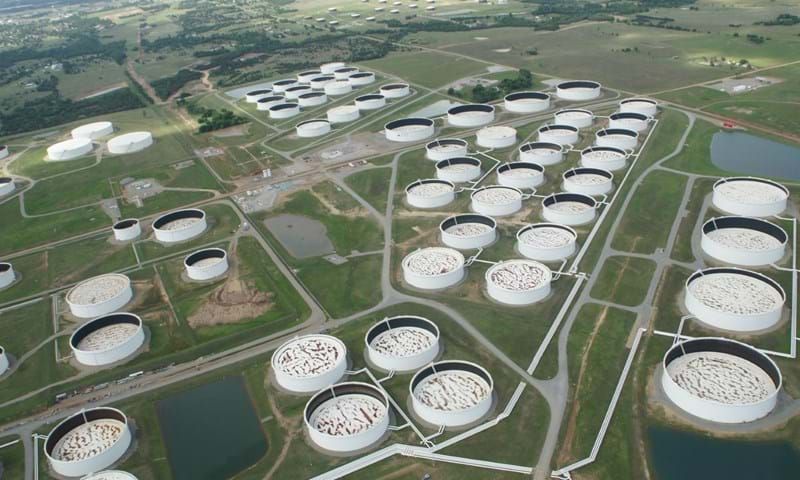World’s Biggest Tank Farm: world record in Cushing, Oklahoma