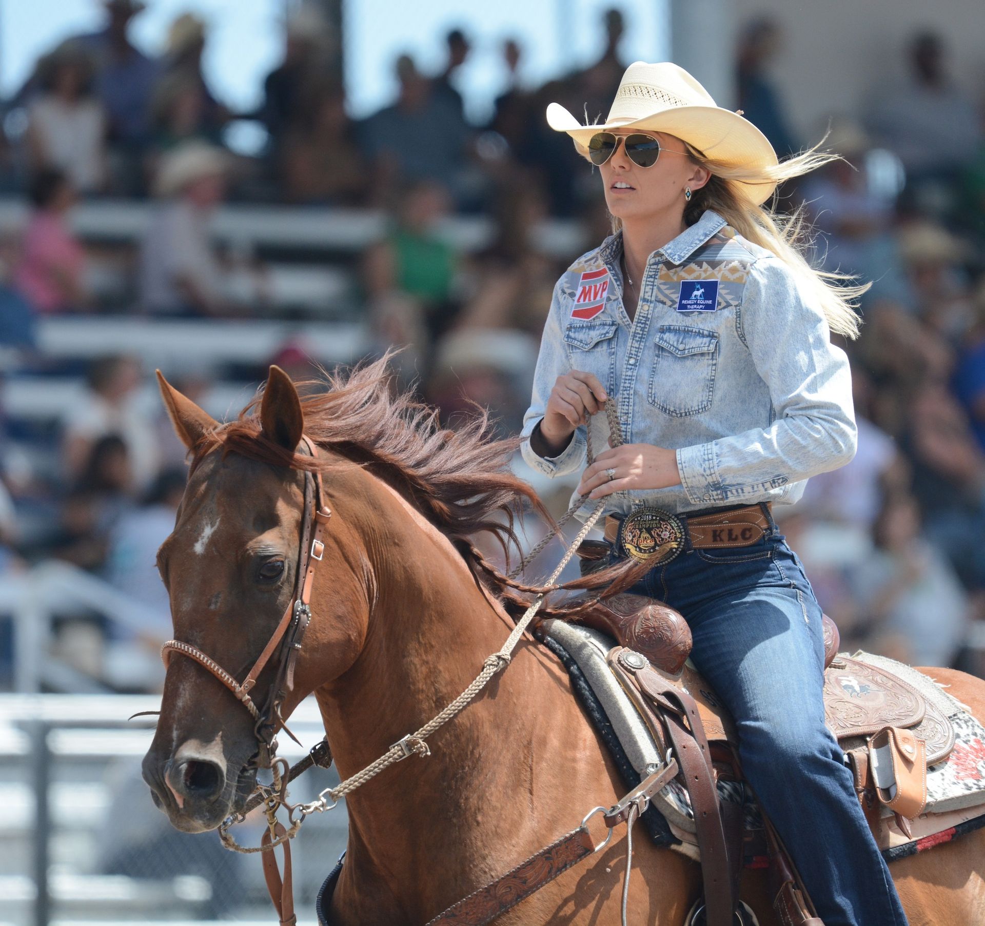 World's Largest Outdoor Rodeo, world record in Cheyenne, Wyoming