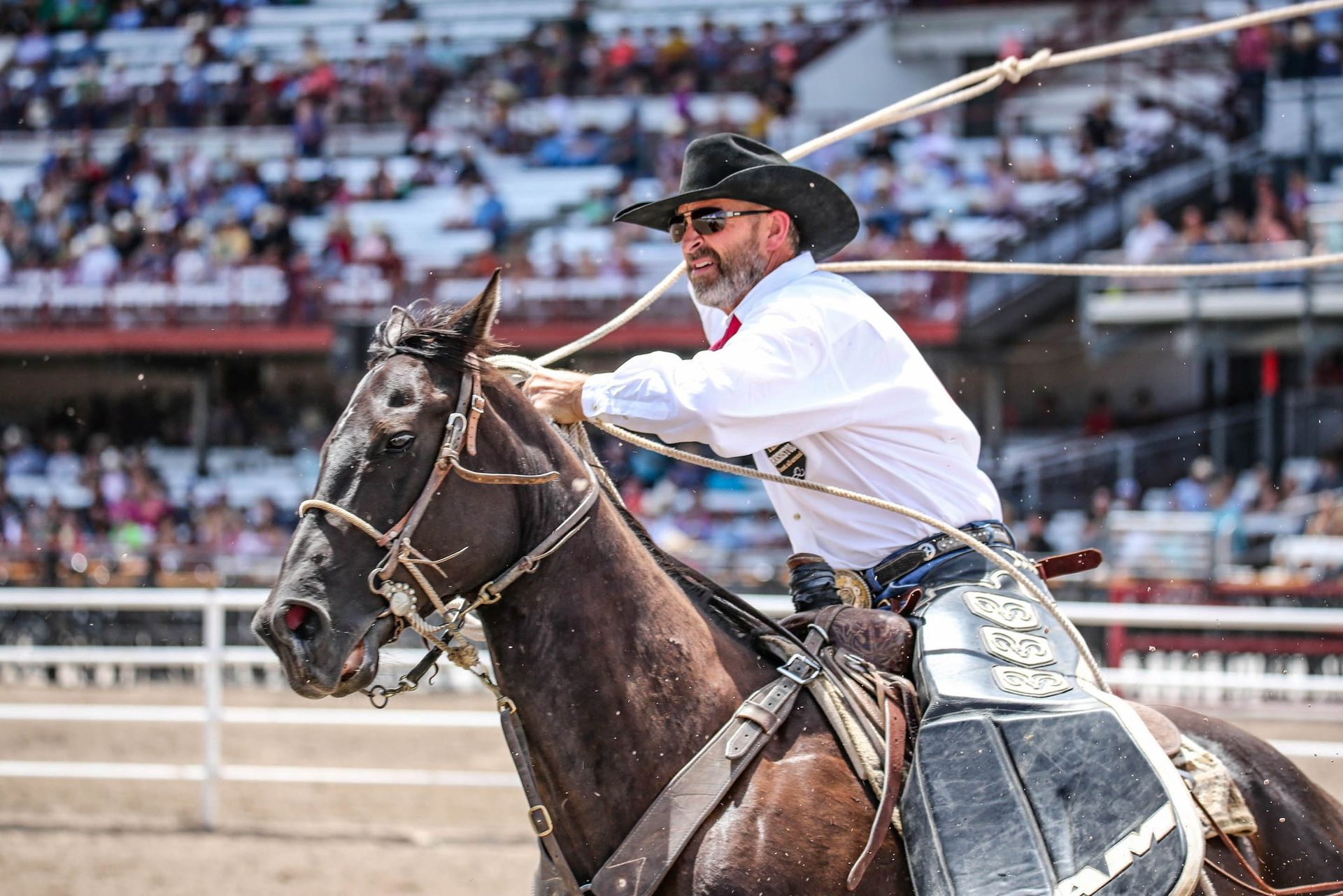 World's Largest Outdoor Rodeo, world record in Cheyenne, Wyoming