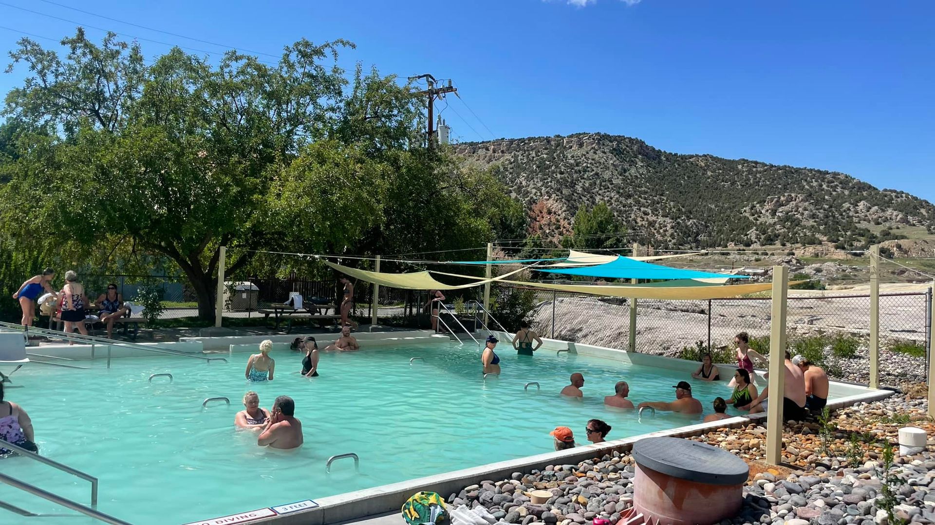 World's Largest Mineral Hot Springs, world record in Thermopolis, Wyoming