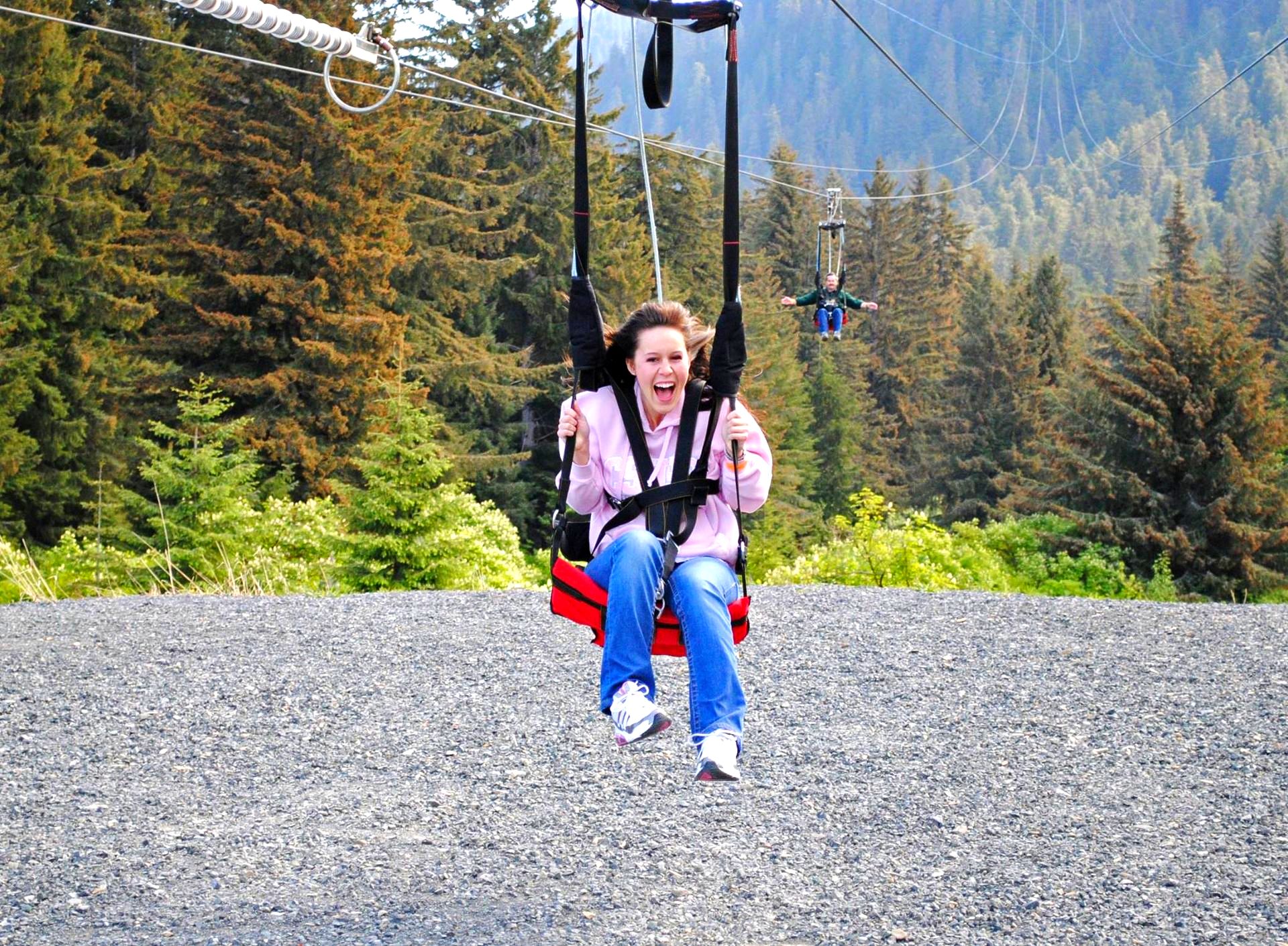 World’s Largest ZipRider, world record in Hoonah, Alaska