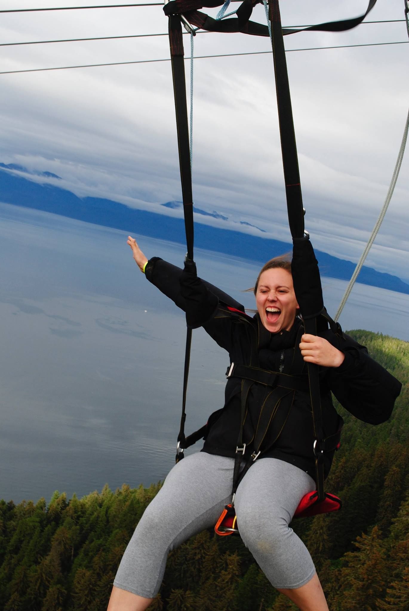 World’s Largest ZipRider, world record in Hoonah, Alaska
