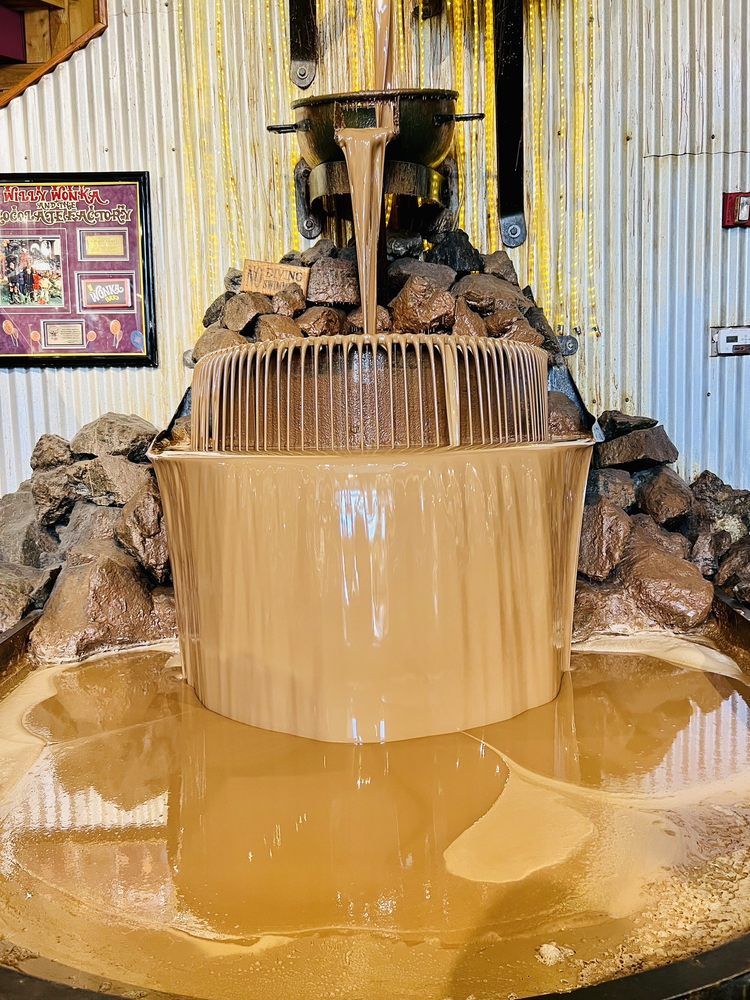 World's Largest Chocolate Waterfall, world record in Anchorage, Alaska