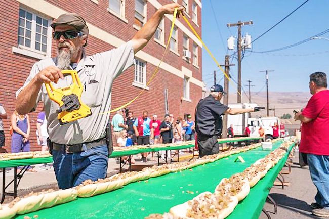 World’s Longest Philly Cheesesteak, world record in Lewiston, Idaho