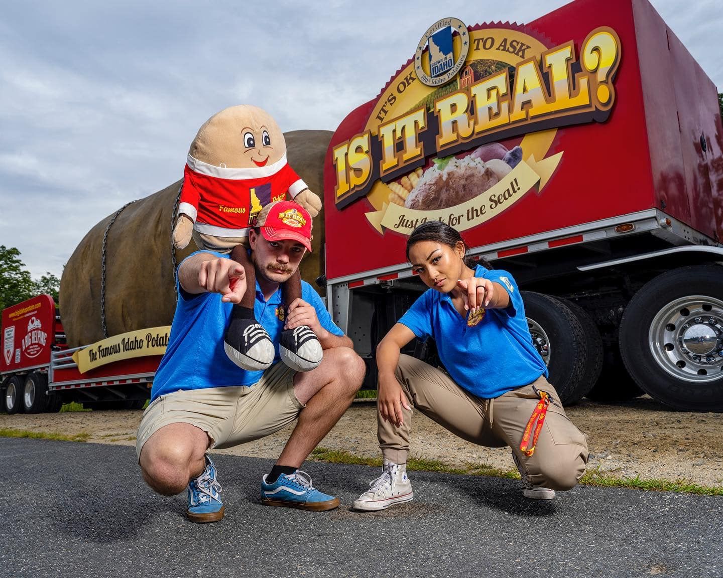 World's Largest Traveling Potato Sculpture, world record from Idaho
