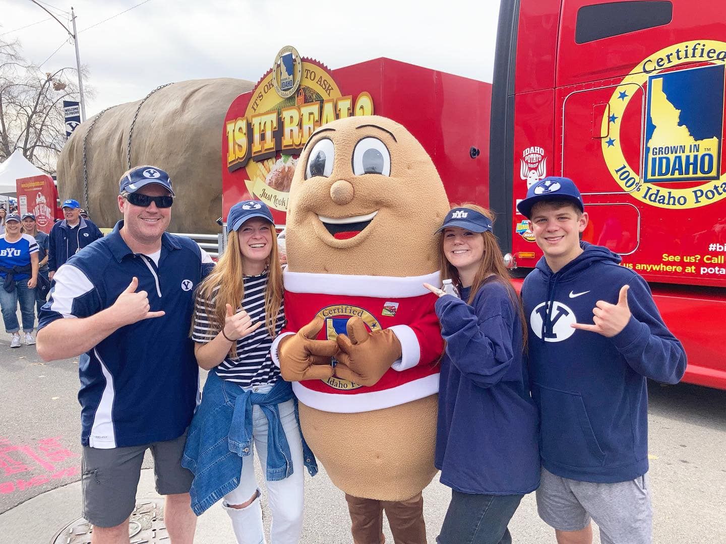 World's Largest Traveling Potato Sculpture, world record from Idaho