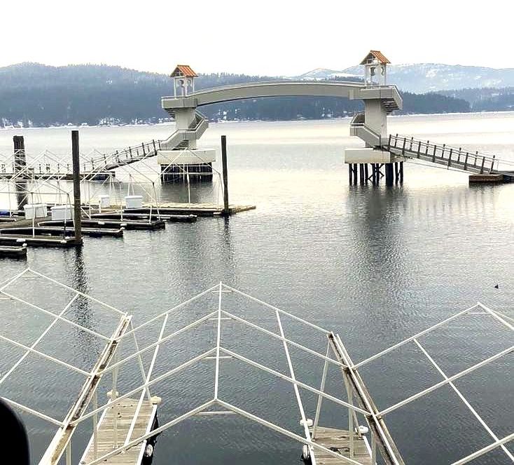 World's Longest Floating Boardwalk, world record in Coeur d'Alene, Idaho