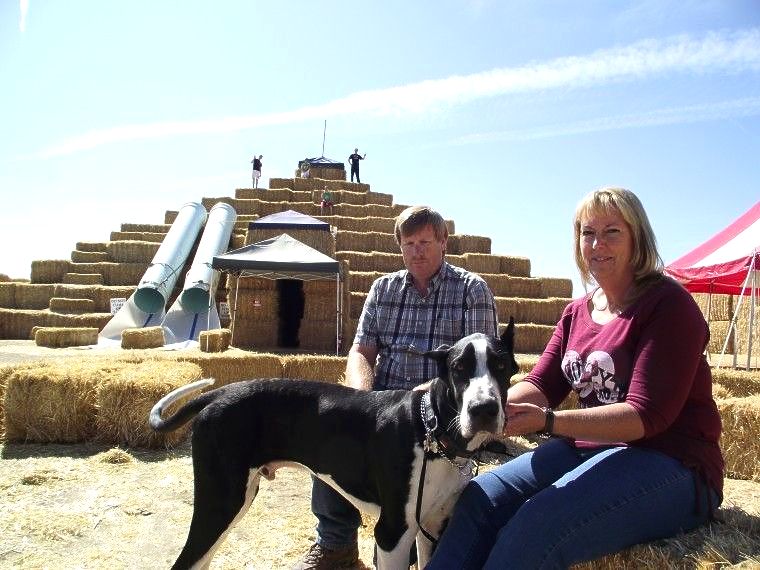 World's Largest Straw Bale Maze, world record in Rupert, Idaho