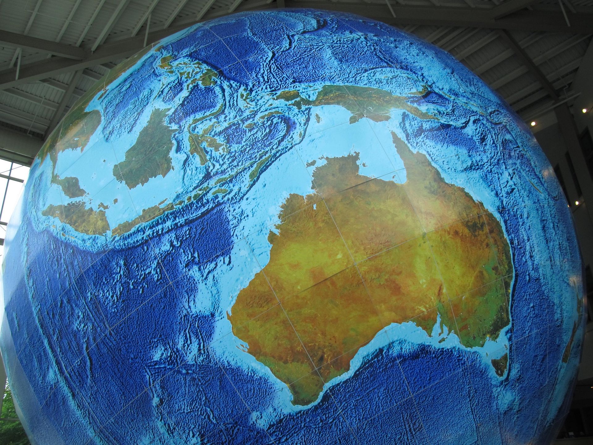 World's Largest Rotating and Revolving Globe, world record in Yarmouth ...