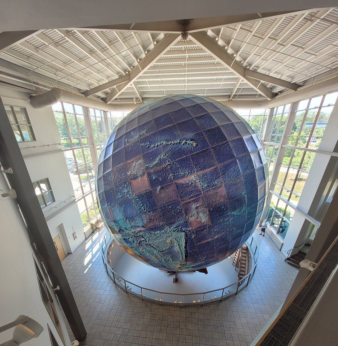 World's Largest Rotating and Revolving Globe, world record in Yarmouth ...