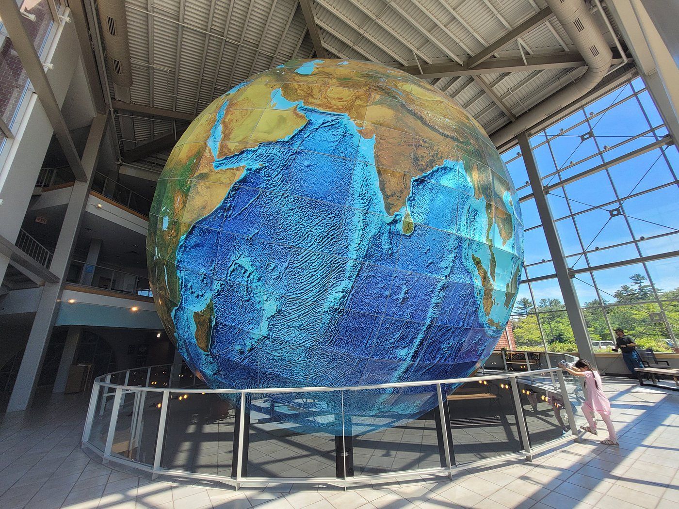 World's Largest Rotating and Revolving Globe, world record in Yarmouth ...