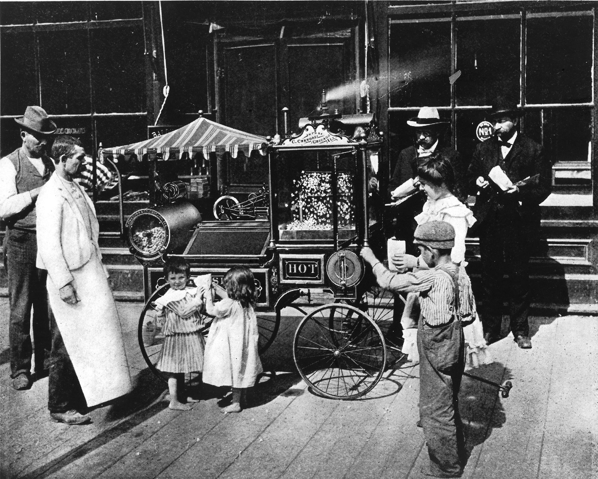 World's First Mobile Popcorn Machine, world record in Chicago, Illinois