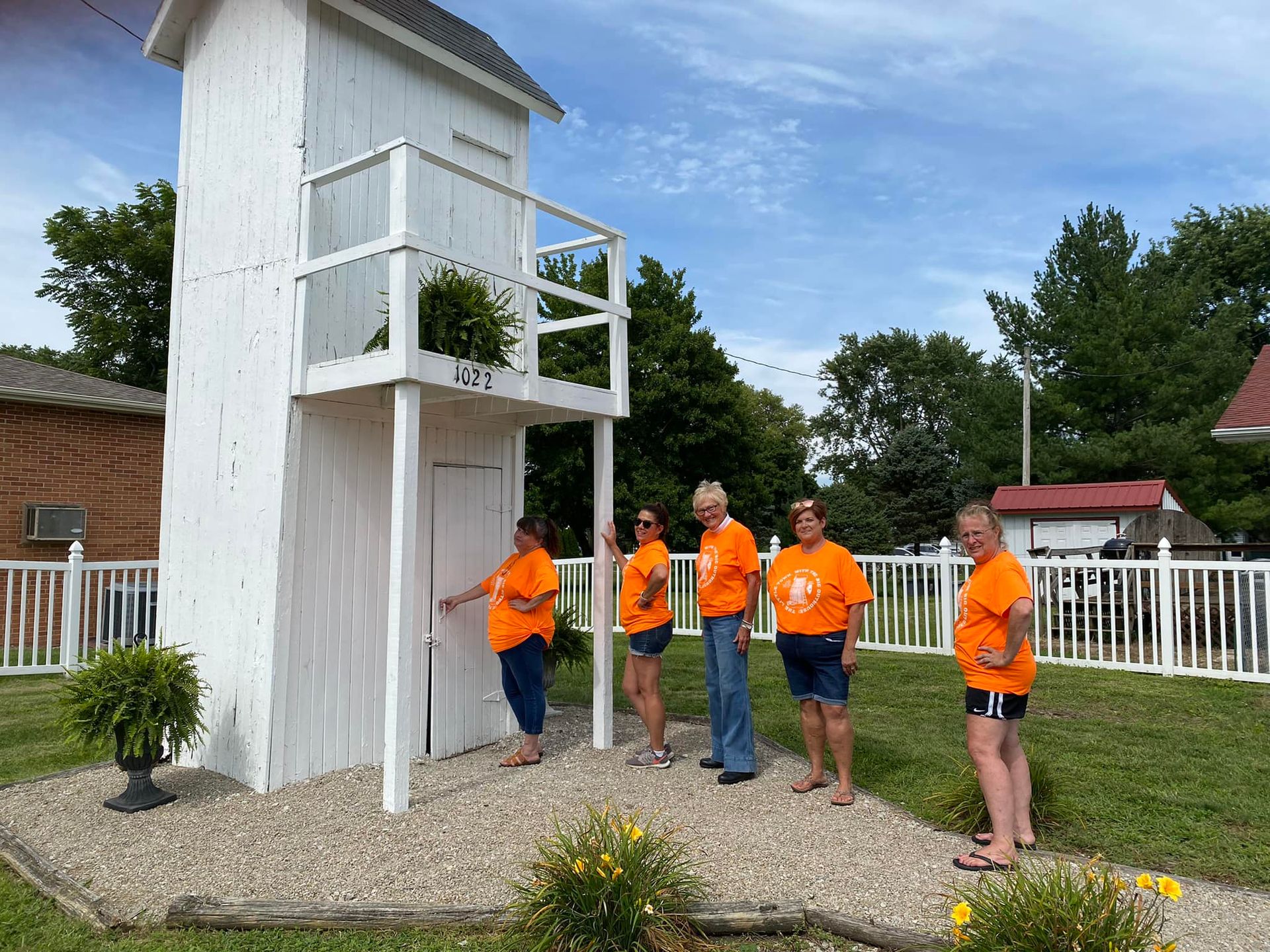 World's First Two-Story Outhouse, world record in Gays, Illinois