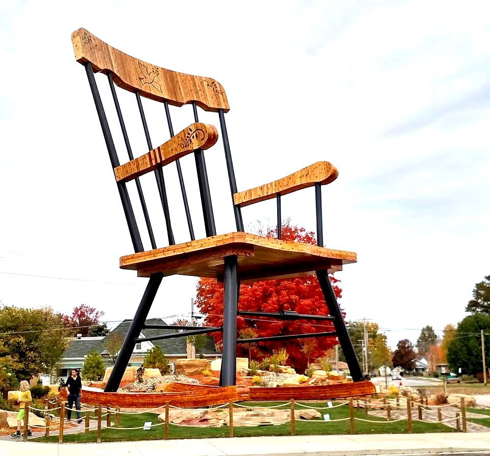 World's Largest Rocking Chair, world record in Casey, Illinois