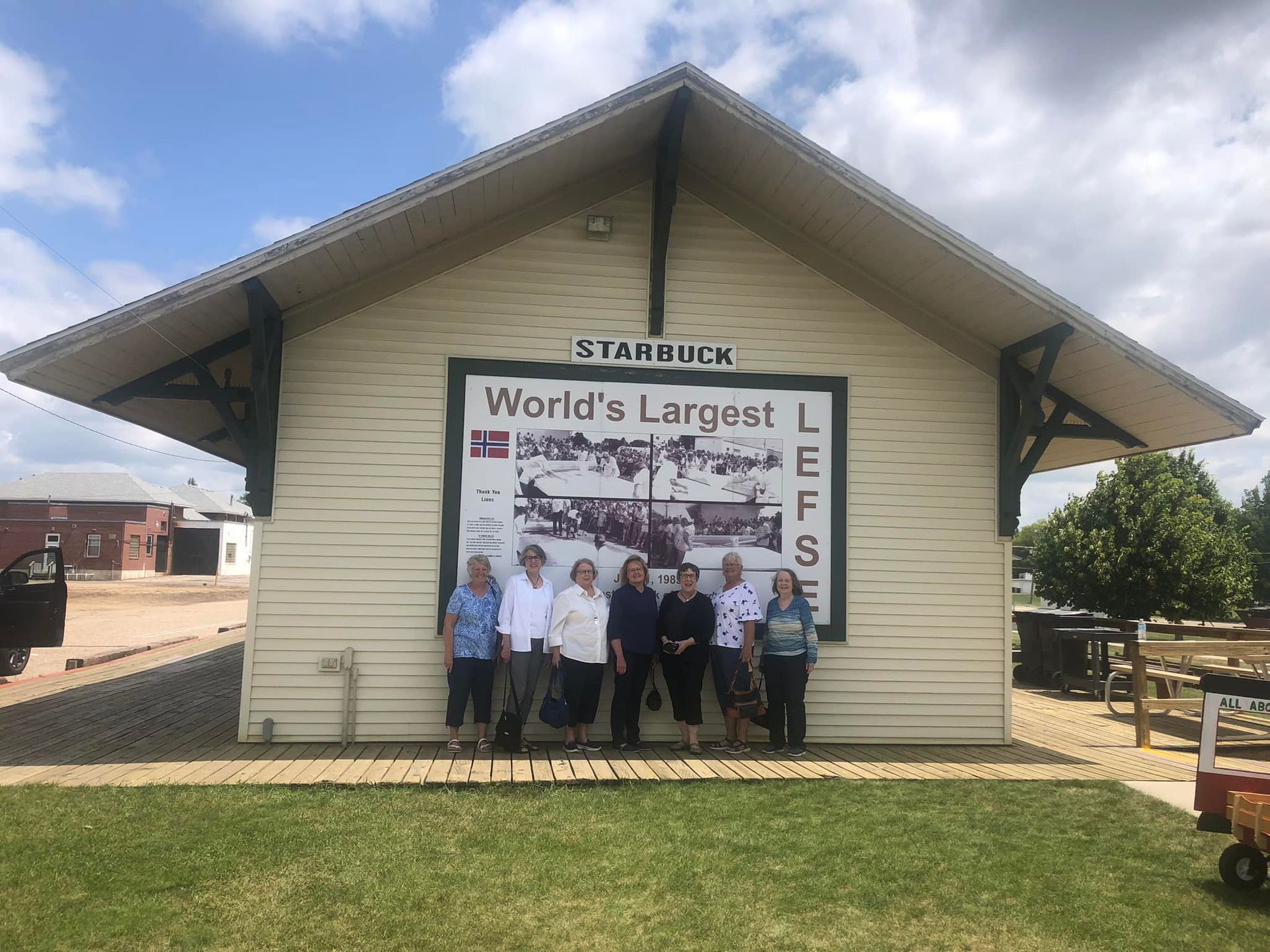 World's Largest Lefse, world record in Starbuck, Minnesota