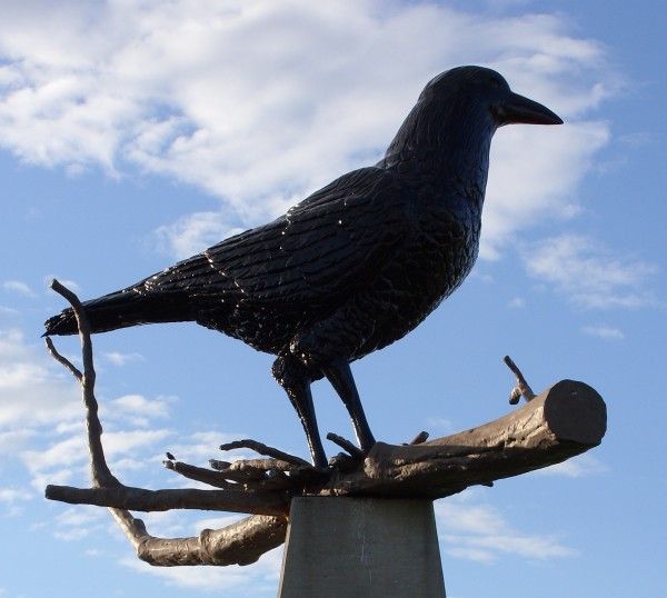 World's Largest Crow Statue, world record in Belgrade, Minnesota