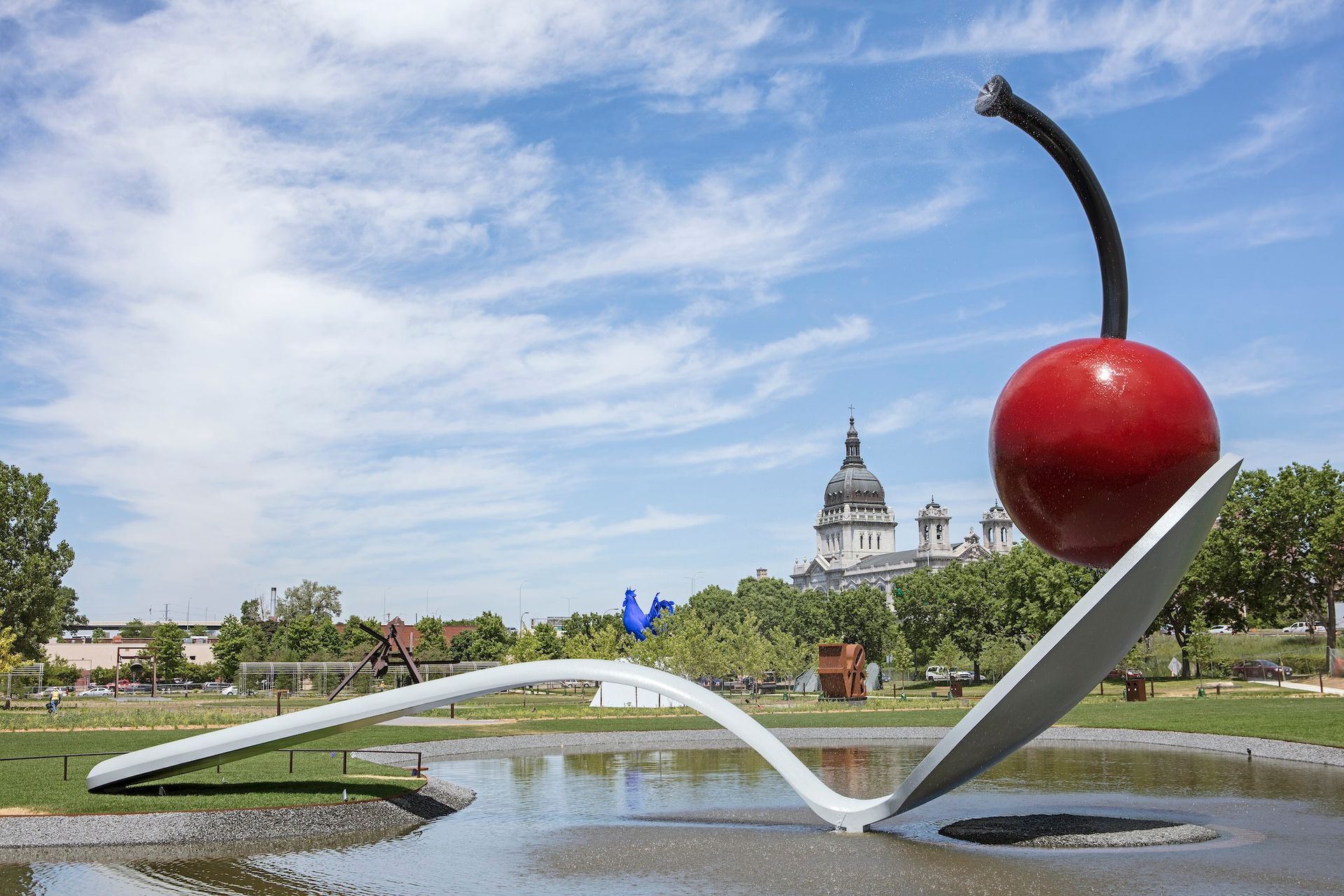 World's Largest Spoonbridge and Cherry Sculpture, world record in ...
