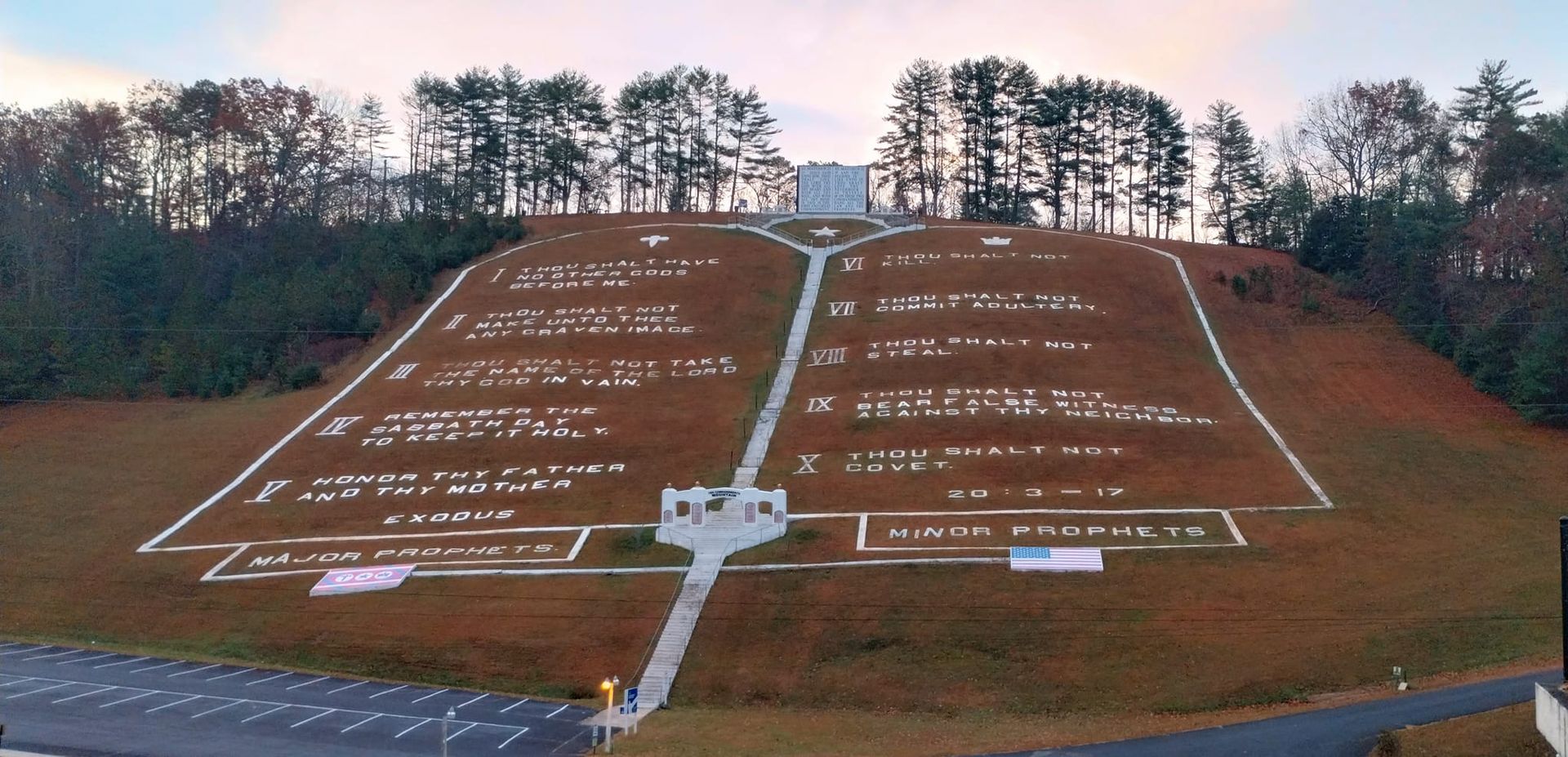 World's Largest Ten Commandments, world record in Murphy, North Carolina