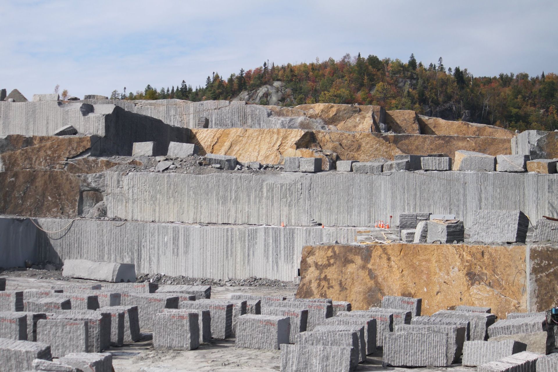World's Largest Open-faced Granite Quarry, world record near Mount Airy ...