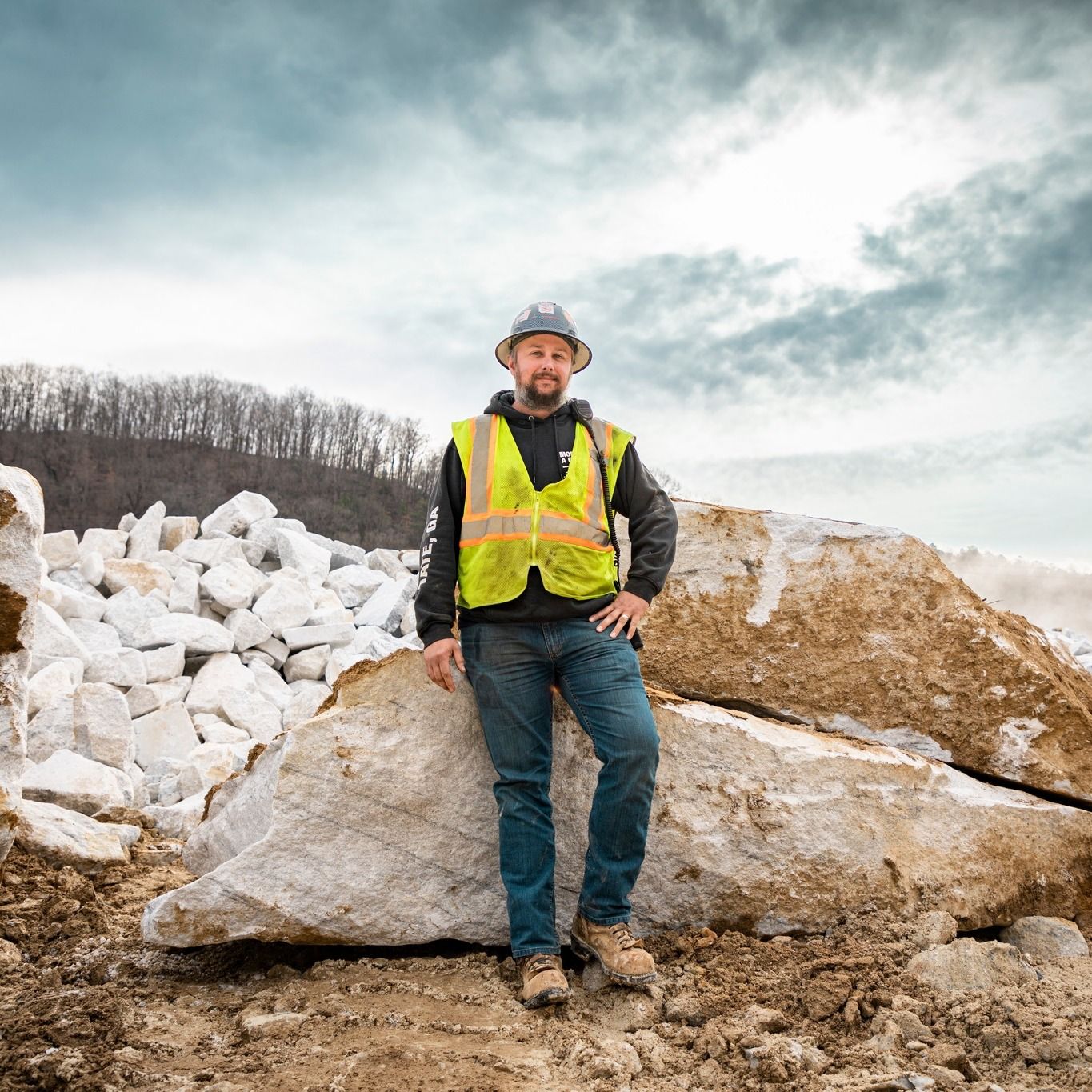 World's Largest Open-faced Granite Quarry, world record near Mount Airy ...