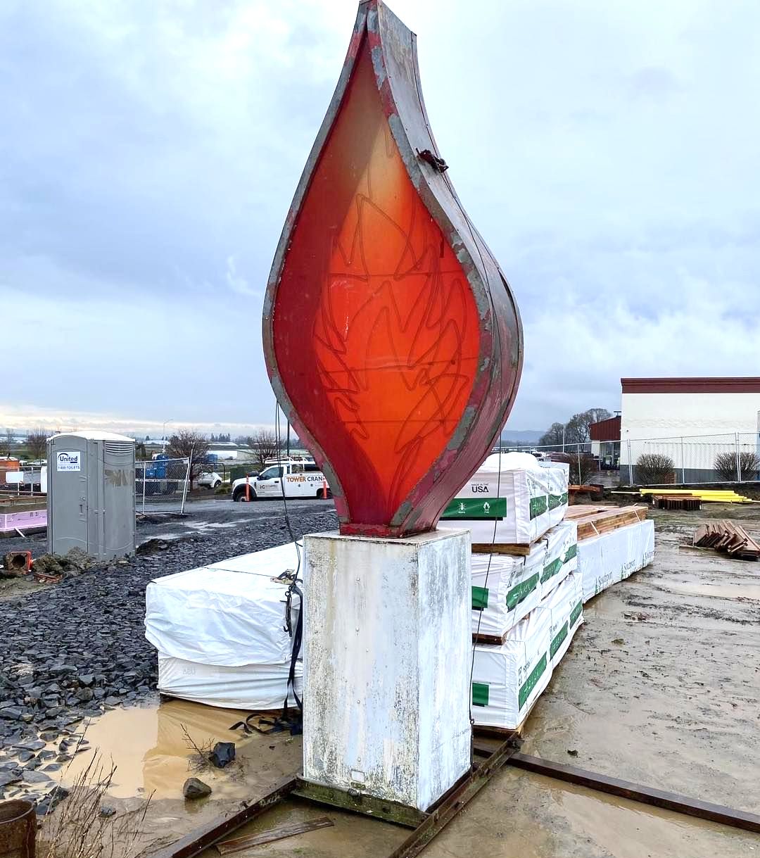 World's Largest Peace Candle Sculpture, world record in Scappoose, Oregon