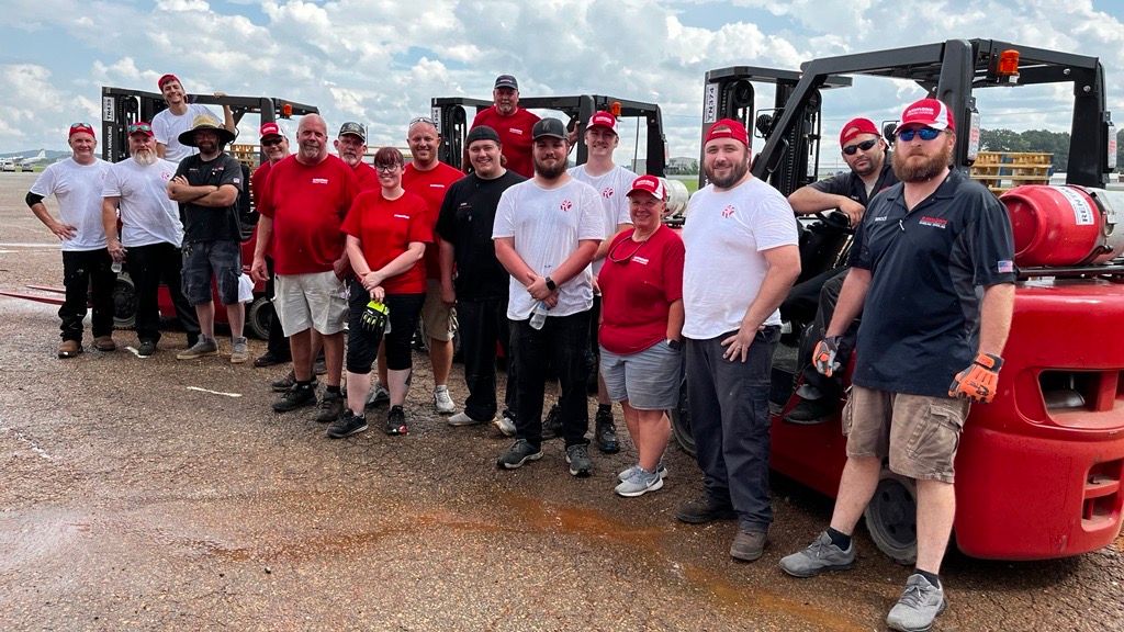 World's Largest Pallet Painting, world record in Greenville, South Carolina
