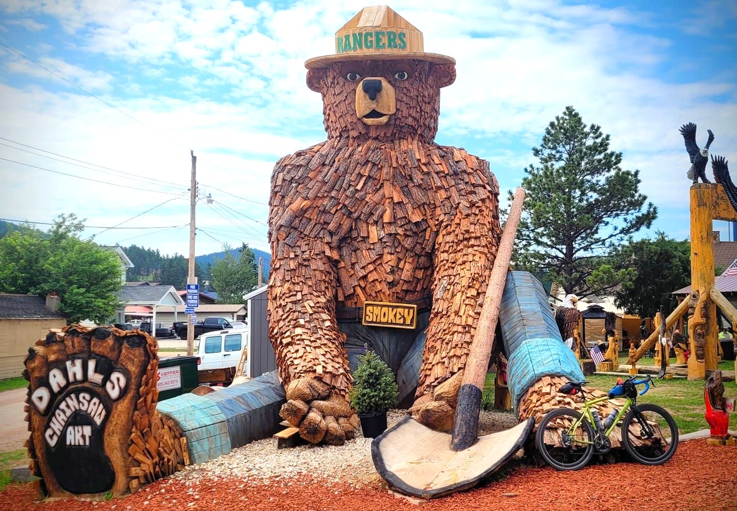 World's Largest Smokey Bear Sculpture, world record in Hill City, South ...