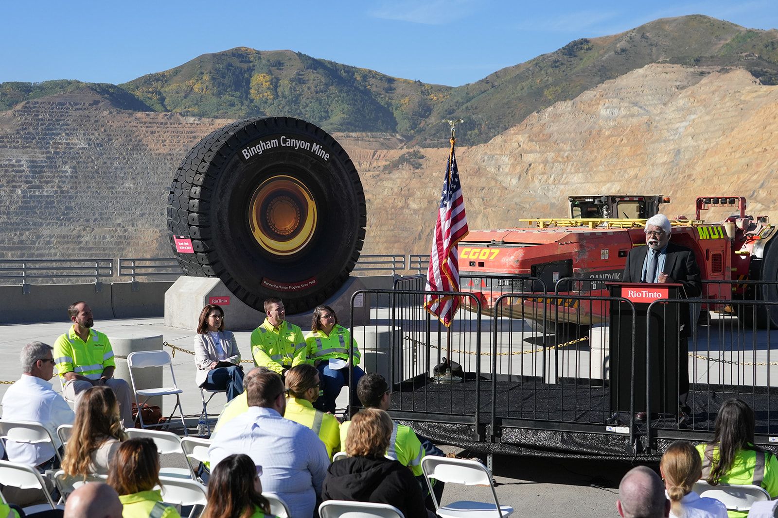World's Largest Man-Made Excavation, world record near Salt Lake City, Utah