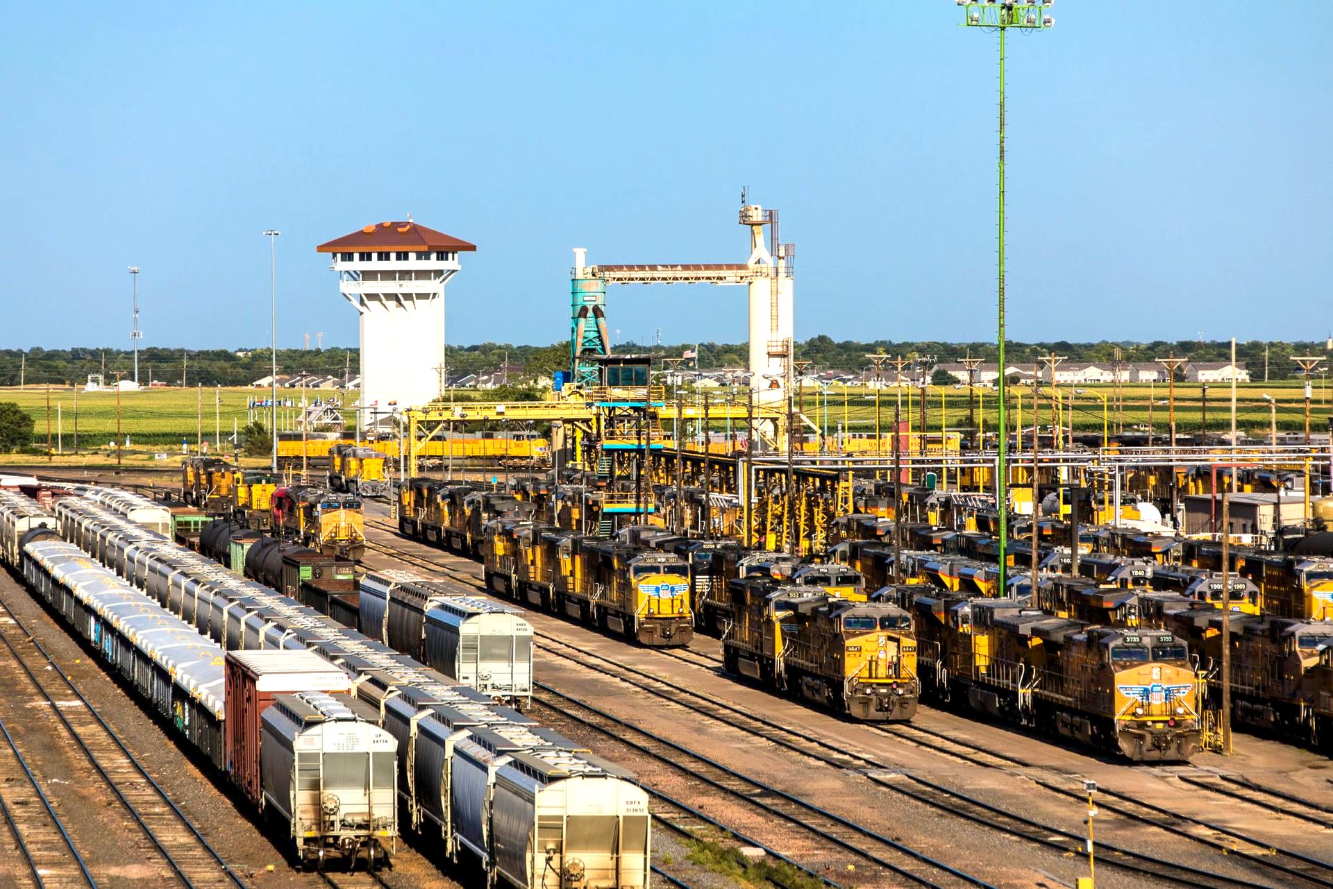 World's Largest Railroad Classification Yard, The Bailey Yard sets ...
