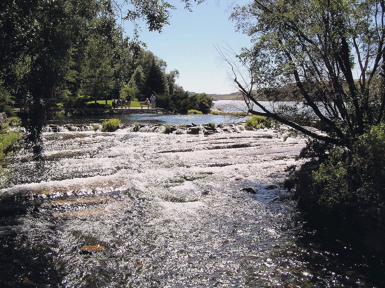 World's Shortest River, world record near Great Falls, Montana