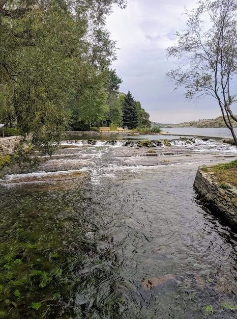 World's Shortest River, world record near Great Falls, Montana
