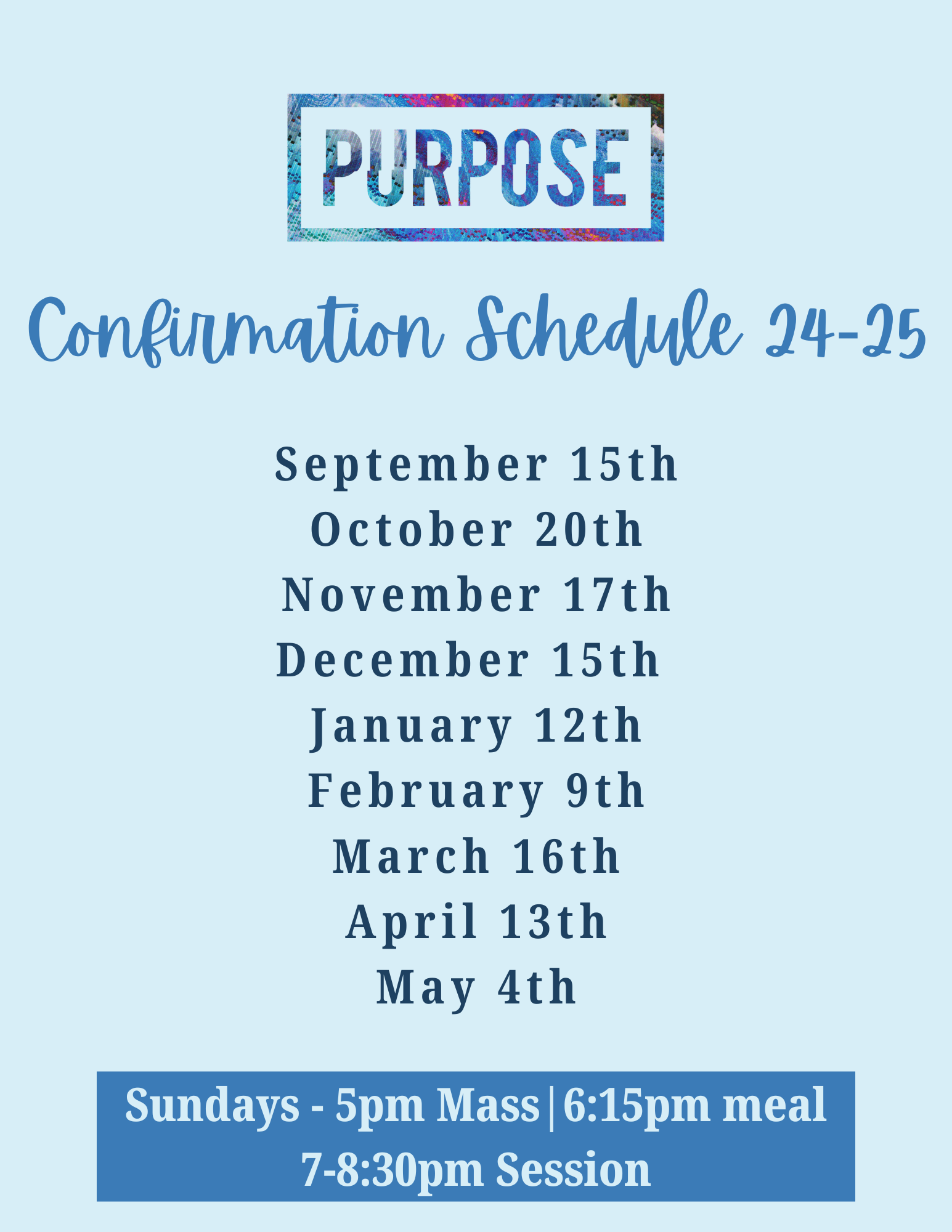 Confirmation Preparation