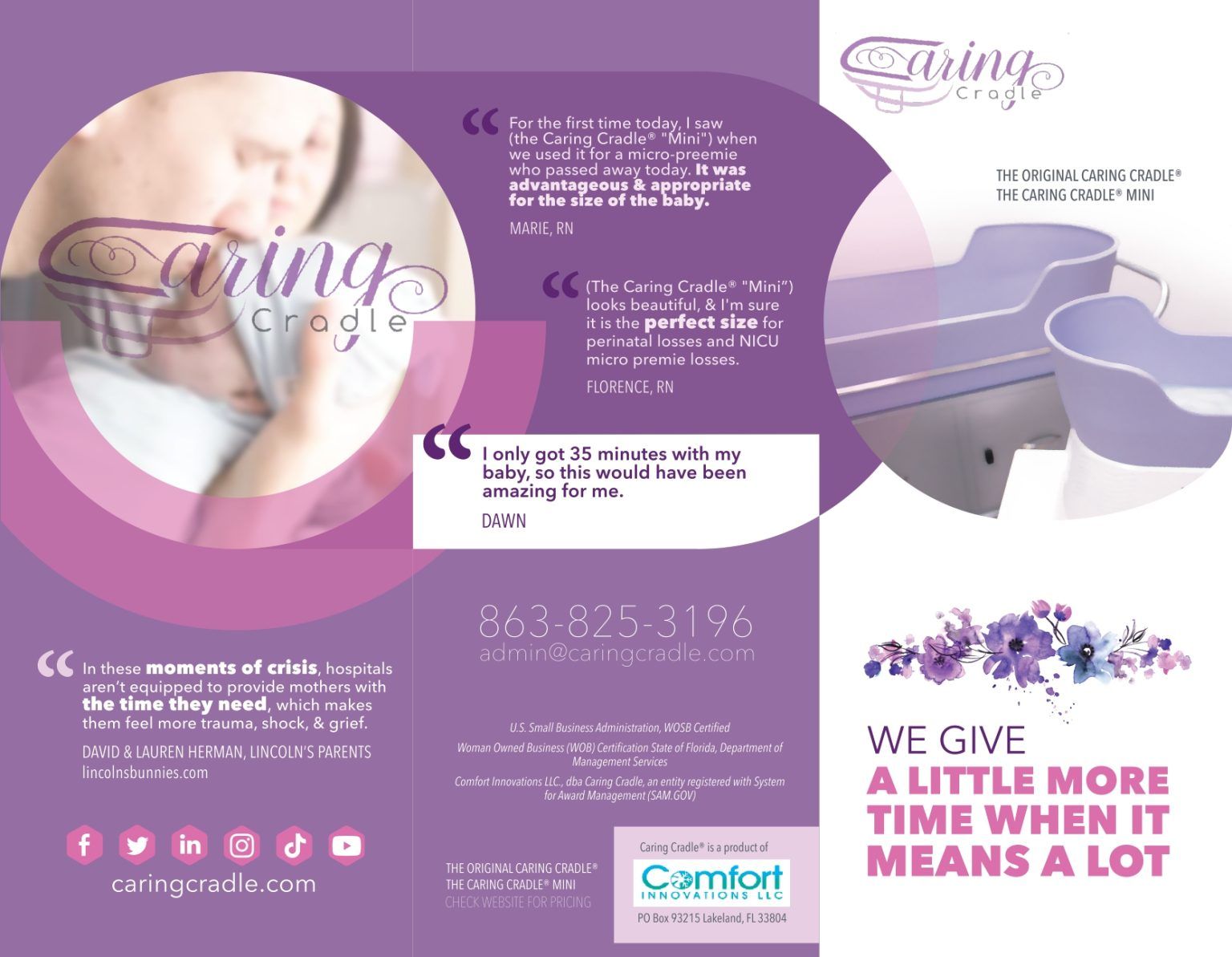 Brochure | Caring Cradle® Cooling Bassinet