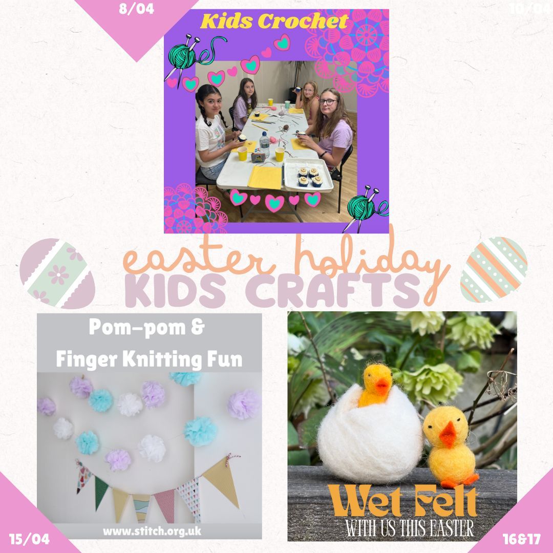 Easter Crafting Kids Workshops to Book at Stitch!