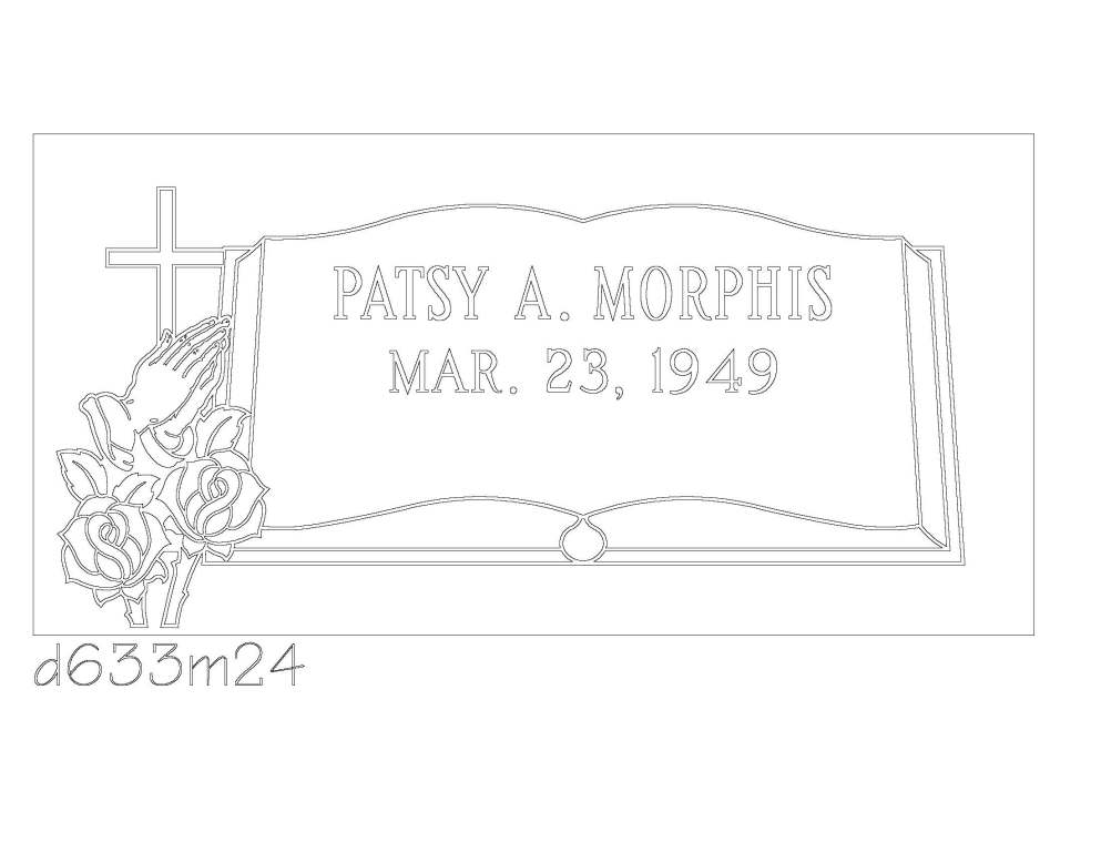 Single Layouts | Oklahoma Monument Company