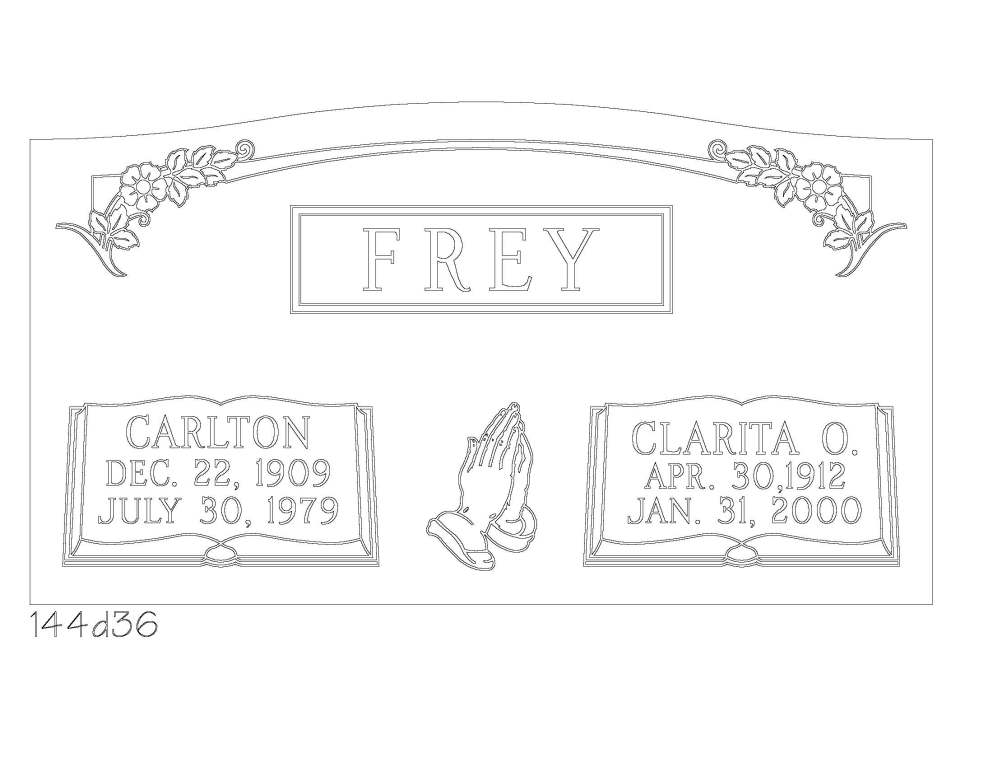 Double Layouts | Oklahoma Monument Company