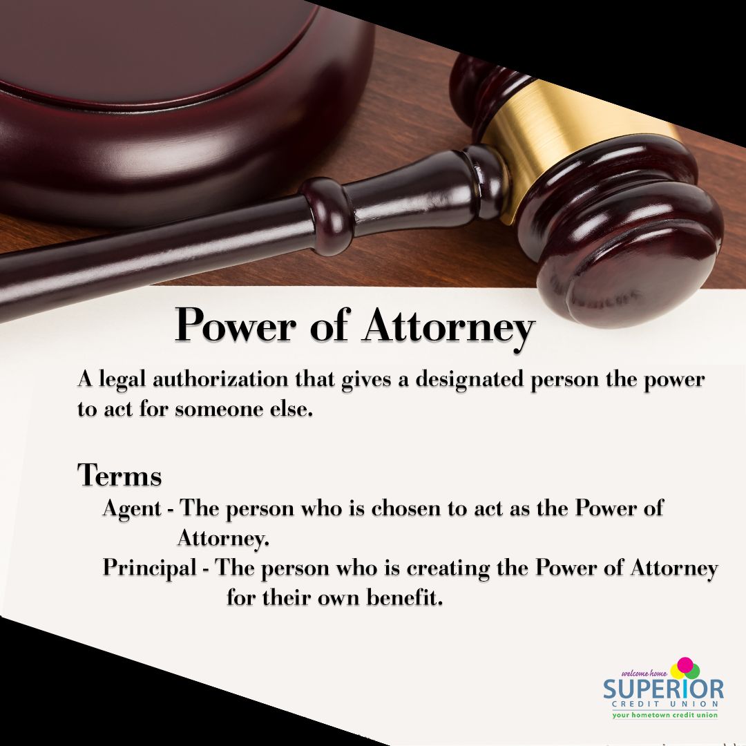Understanding Power of Attorney | Superior Credit Union