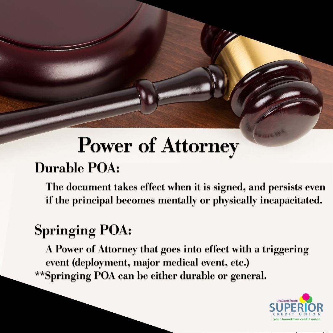 Understanding Power of Attorney | Superior Credit Union