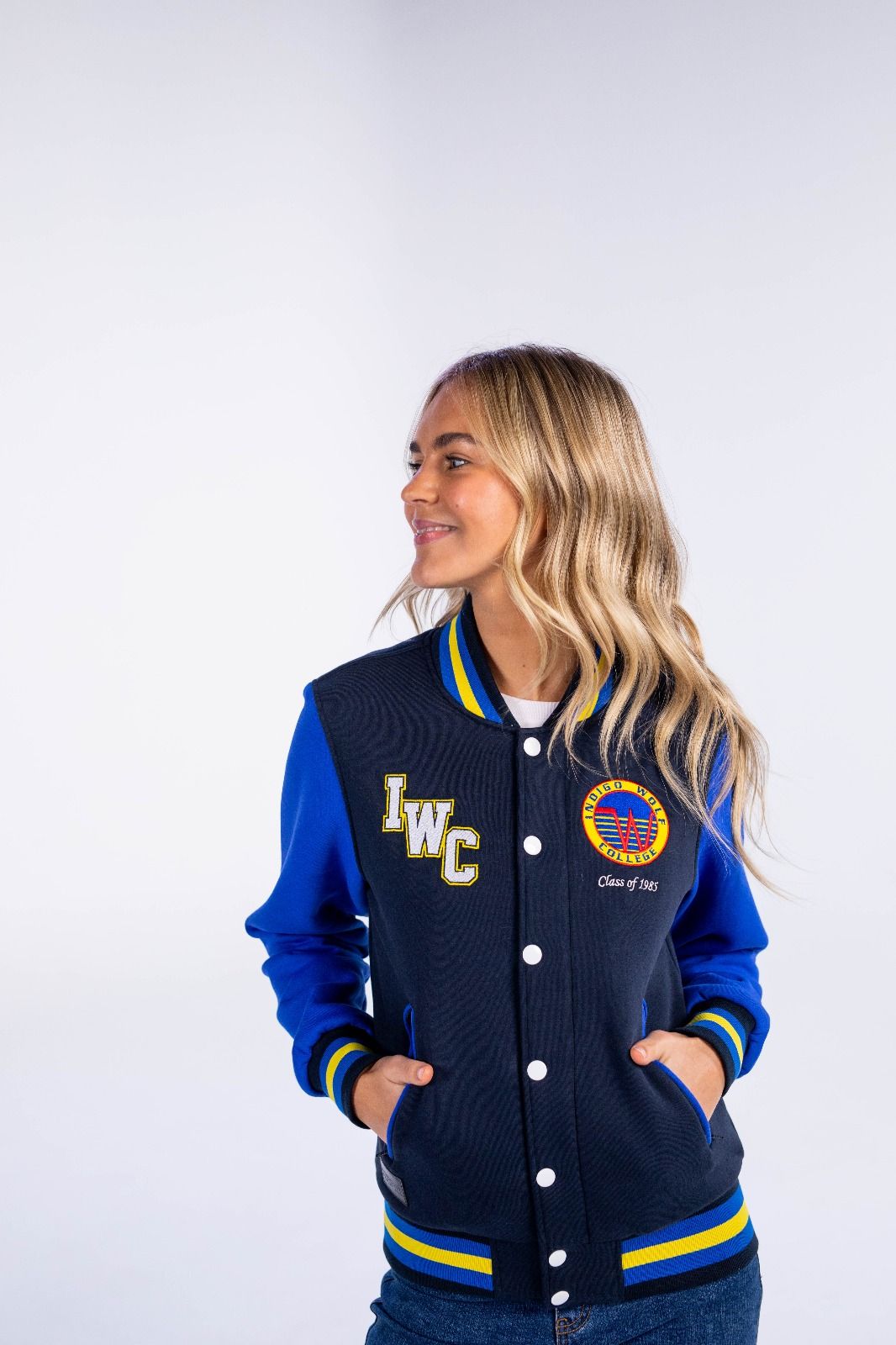 Custom Leavers Jackets & Hoodies Australia, Indigo Wolf