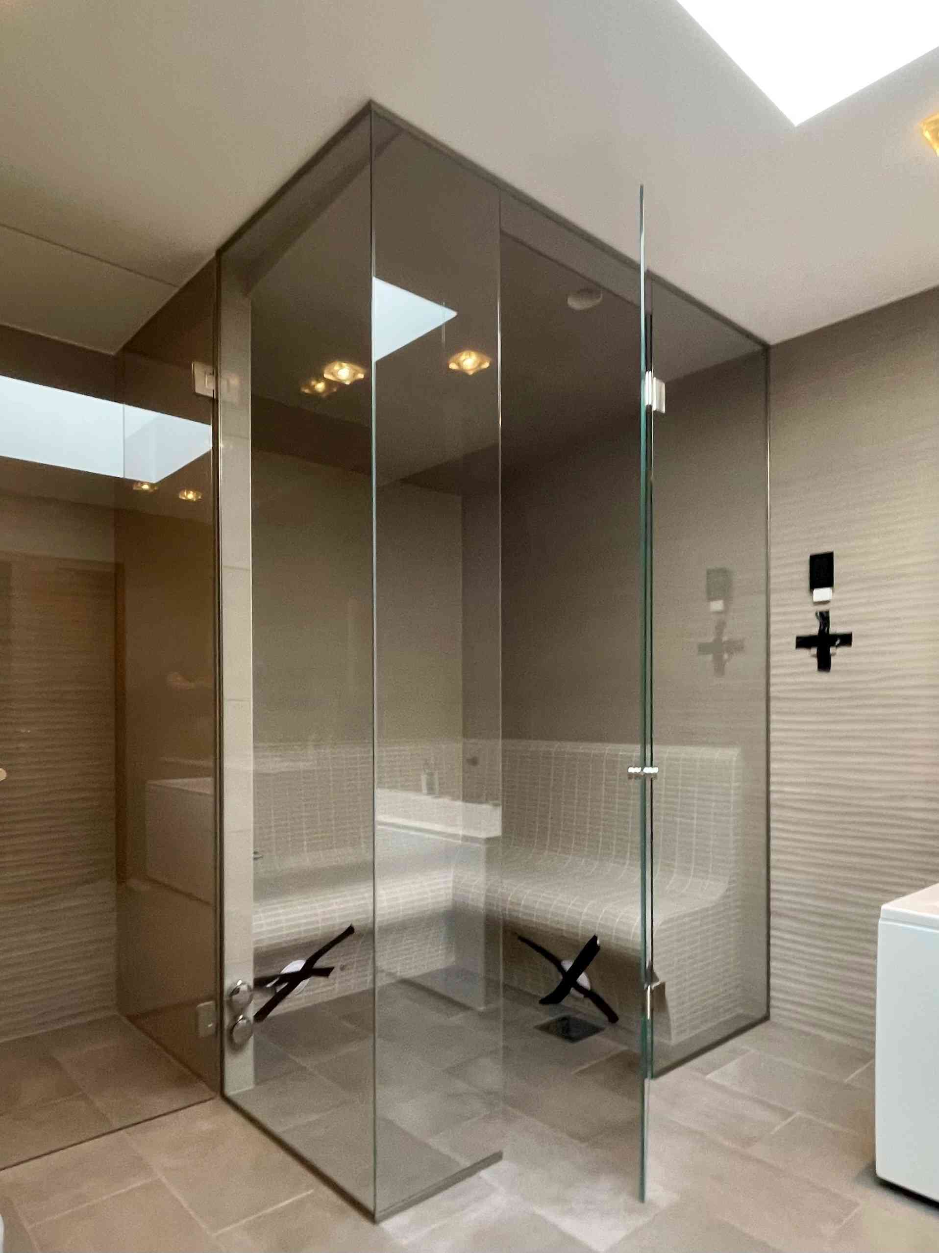 Saunaklaasid I klaasseinad ja uksed sauna | GLASSWORKS