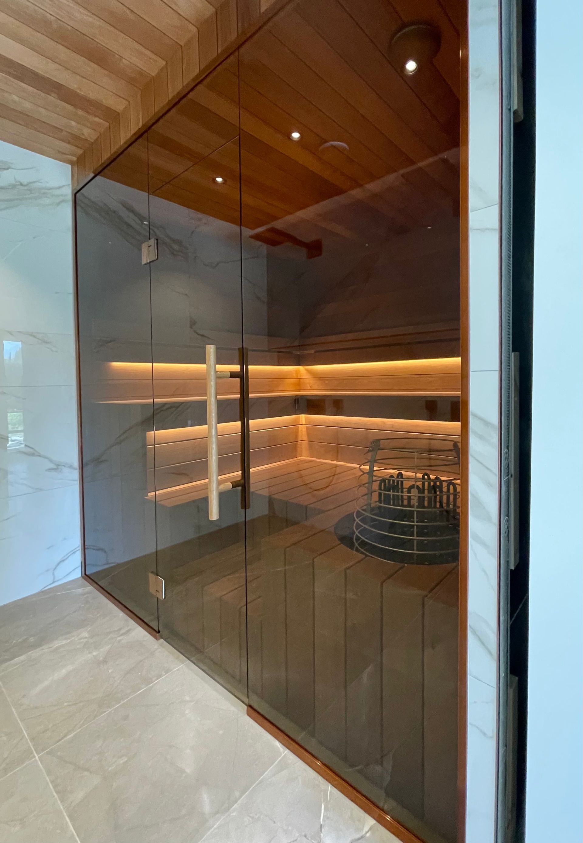 Saunaklaasid I klaasseinad ja uksed sauna | GLASSWORKS