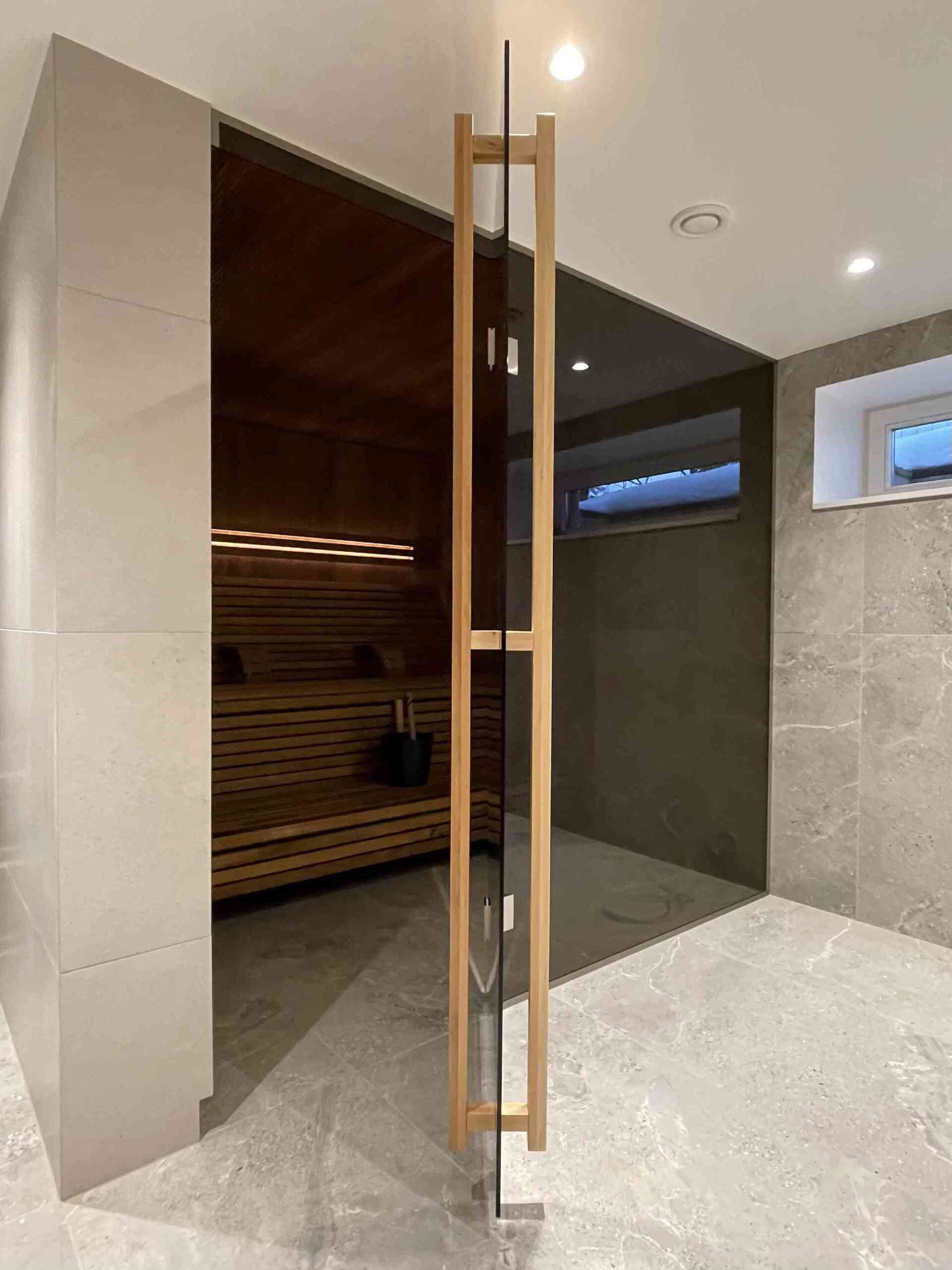 Saunaklaasid I klaasseinad ja uksed sauna | GLASSWORKS