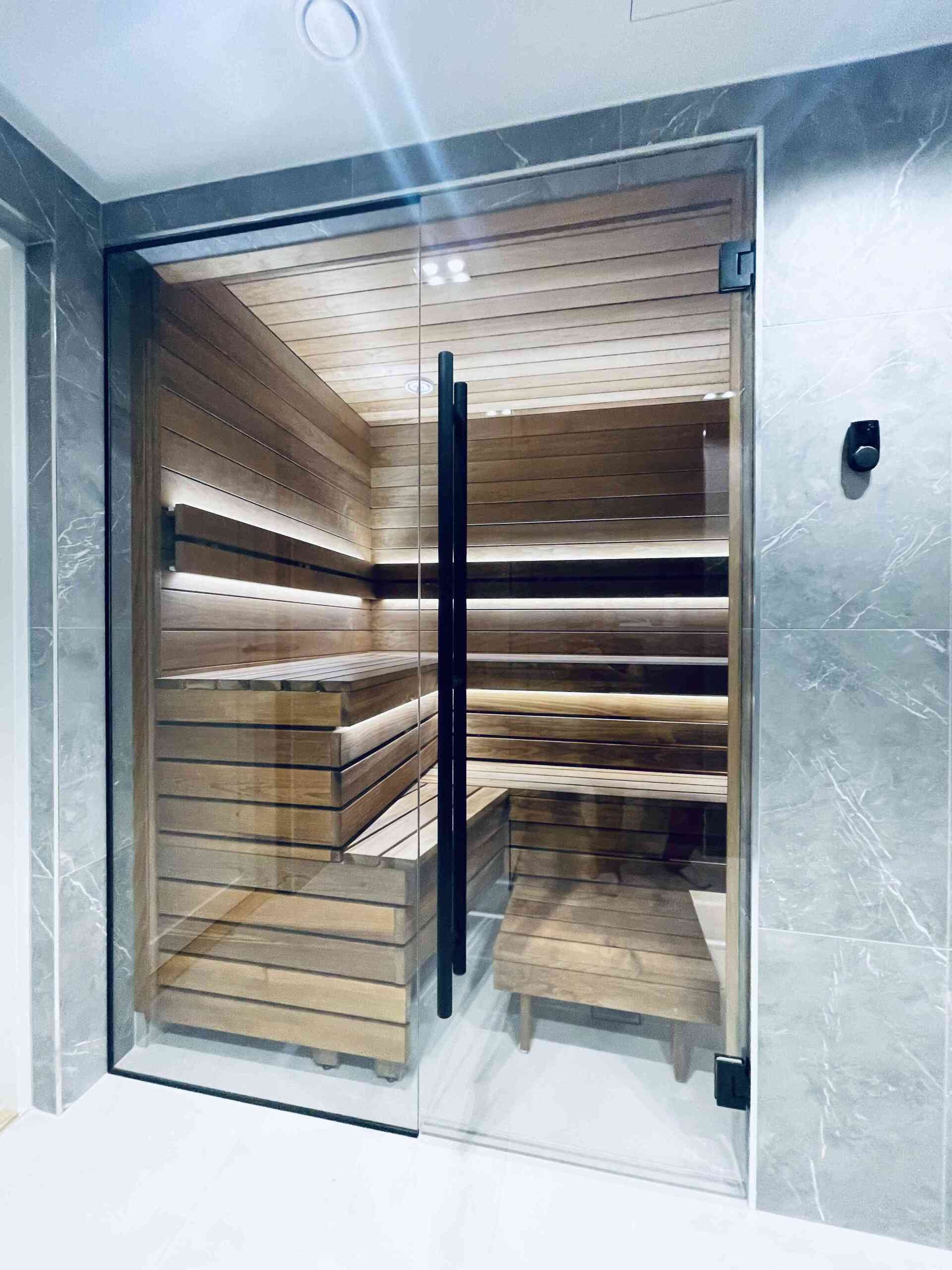 Saunaklaasid I klaasseinad ja uksed sauna | GLASSWORKS