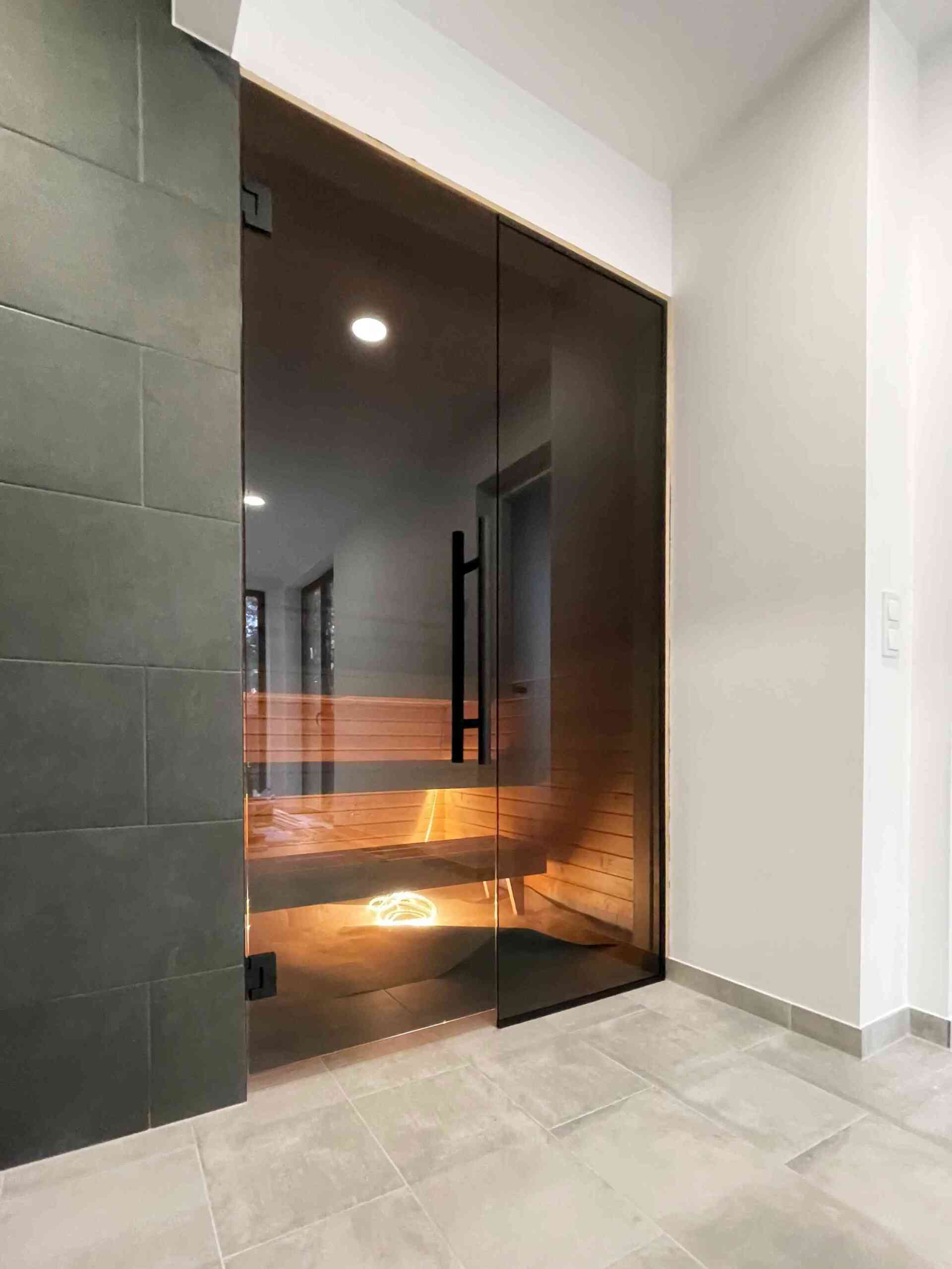 Saunaklaasid I klaasseinad ja uksed sauna | GLASSWORKS