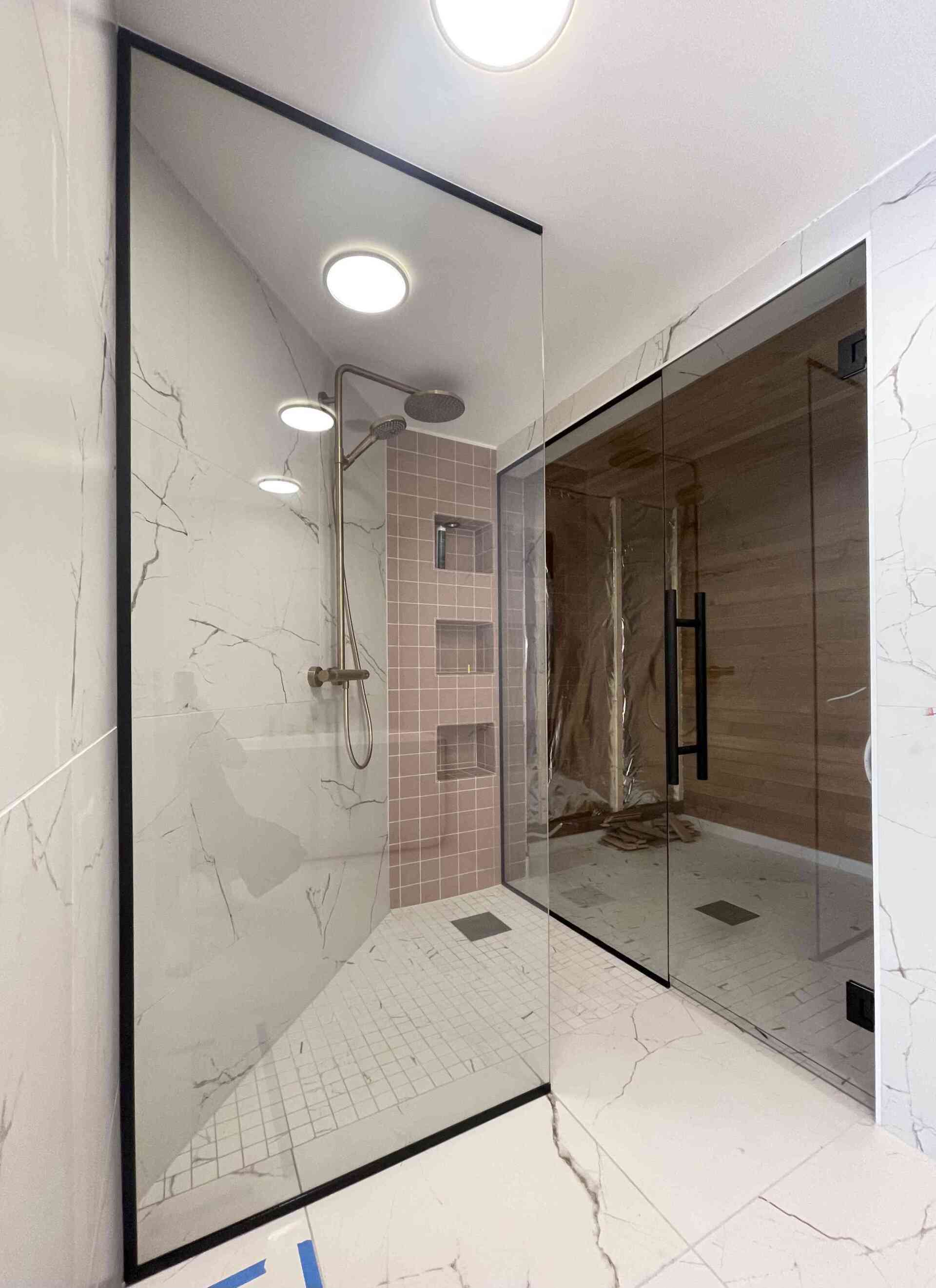 Saunaklaasid | Sauna klaasseinad, sauna klaasuksed | GLASSWORKS