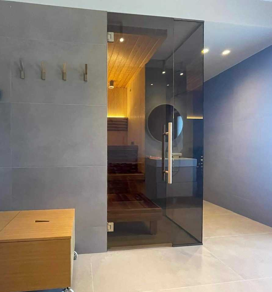 Saunaklaasid I klaasseinad ja uksed sauna | GLASSWORKS